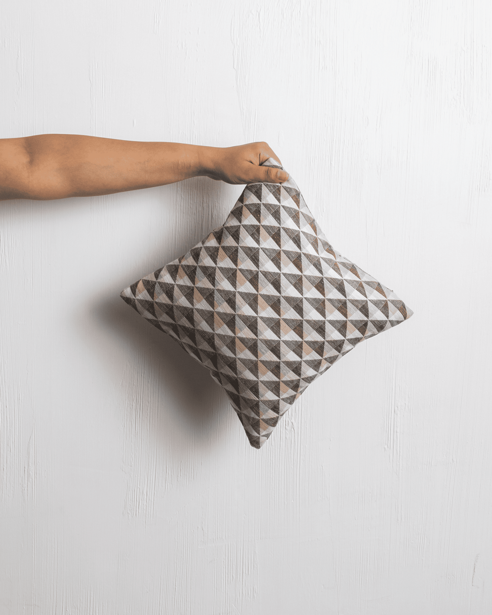 Graphika 04 – Mini Geometric Triangle Cushion Cover – Studio Iona